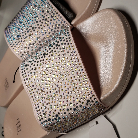 wonder nation | Shoes | Time And Tru Sparkly Slides | Poshmark